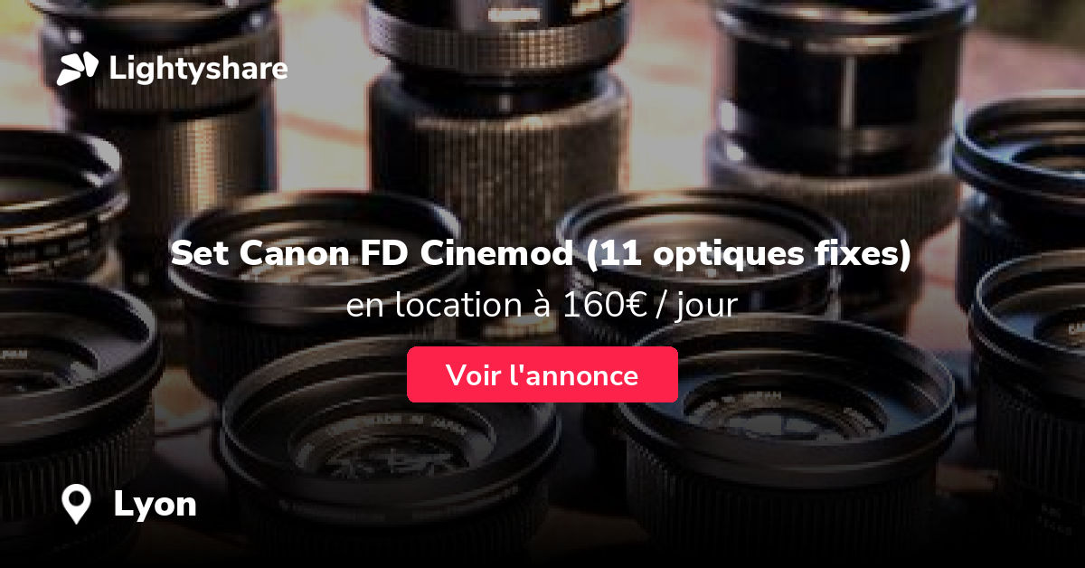 Canon FD à Lyon