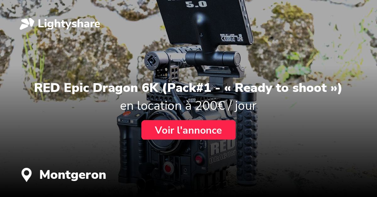 RED EPIC DRAGON 6K à Paris