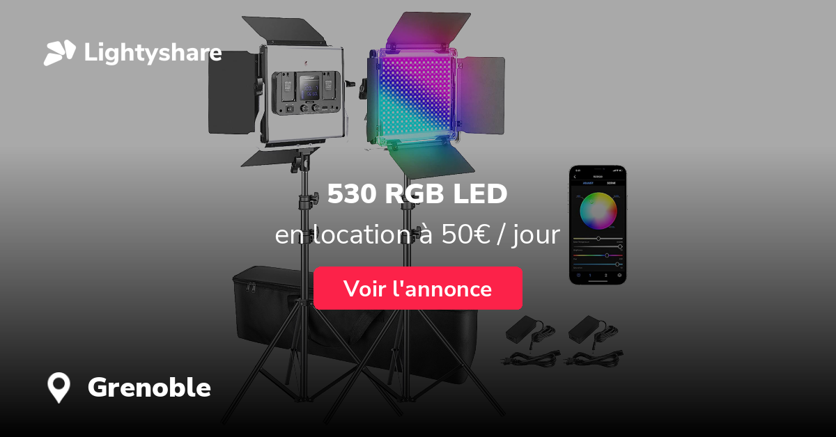 neweer 2 Packs 530 RGB LED Light à Grenoble