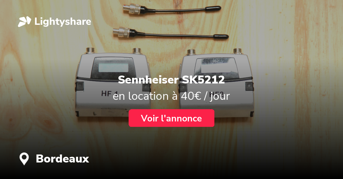 Sennheiser SK 5212 à Bordeaux