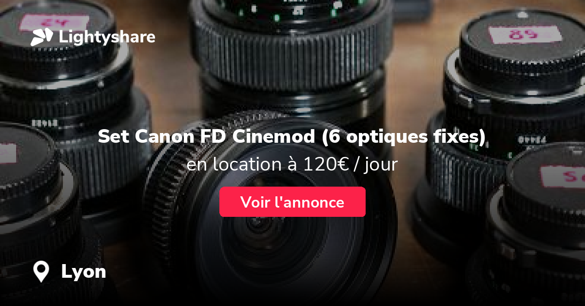 Canon FD à Lyon