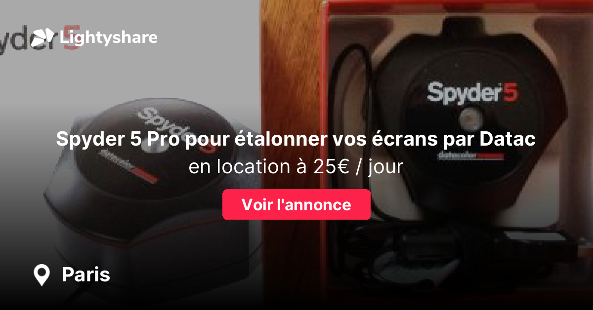Datacolor Spyder5 Pro à Paris