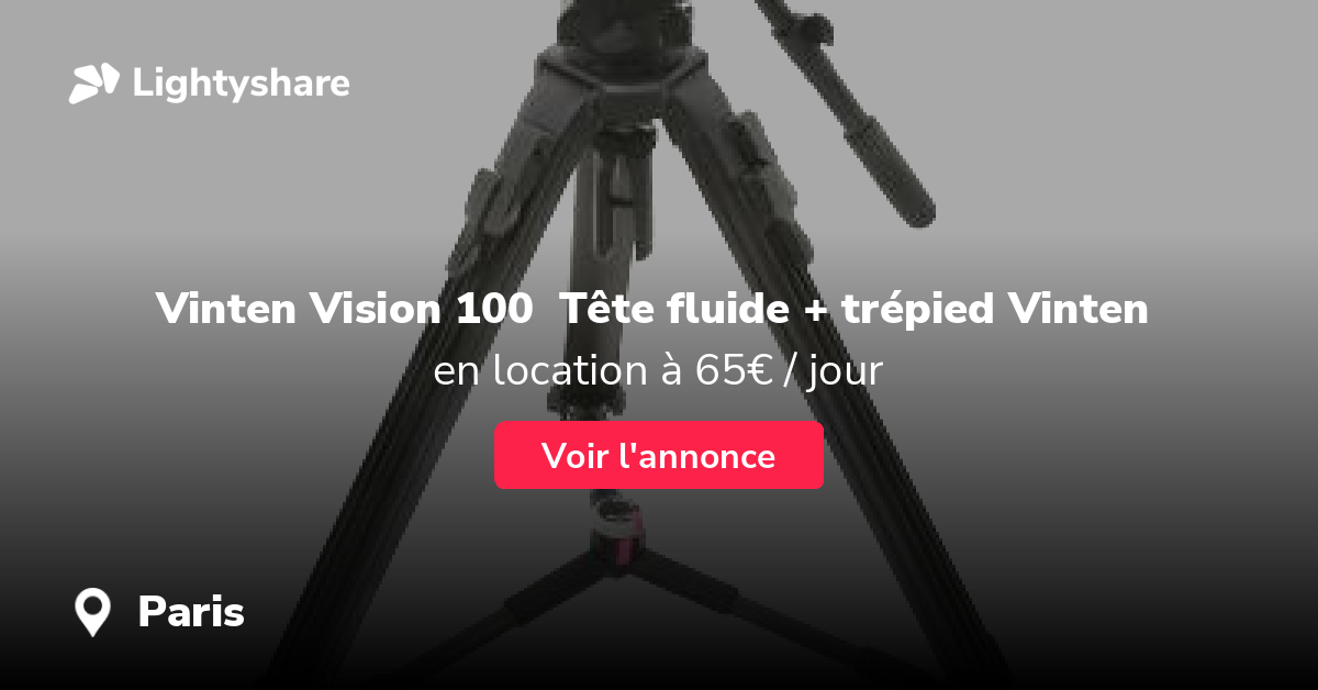 VINTEN Vision 100 + trépied Fibertec à Paris